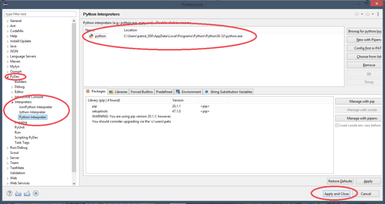 Configure Eclipse For Python 3 Free Code